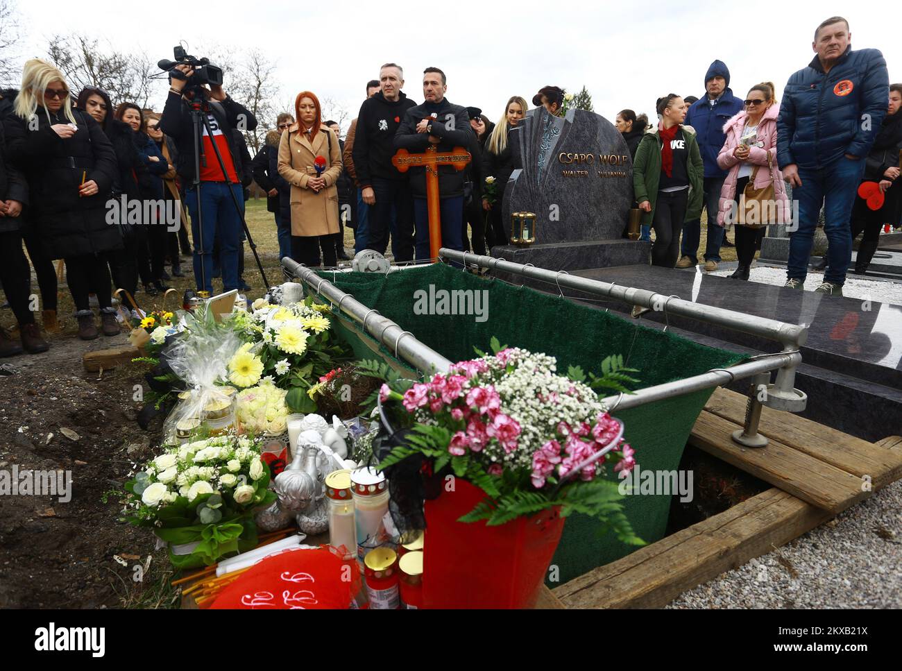 15.03.2019., Wiener Neustadt, Austria - The remains of David Dragicevic ...