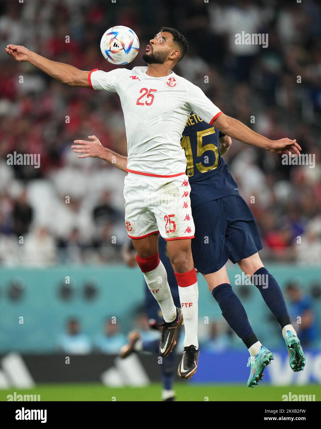 Anis Ben Slimane of Tunisia during the FIFA World Cup Qatar 2022 match ...