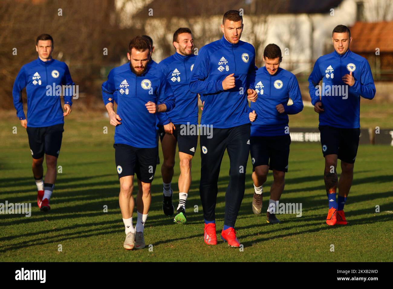 18.03.2019, Sarajevo, Bosnia and Herzegovina - First training of Bosnia ...