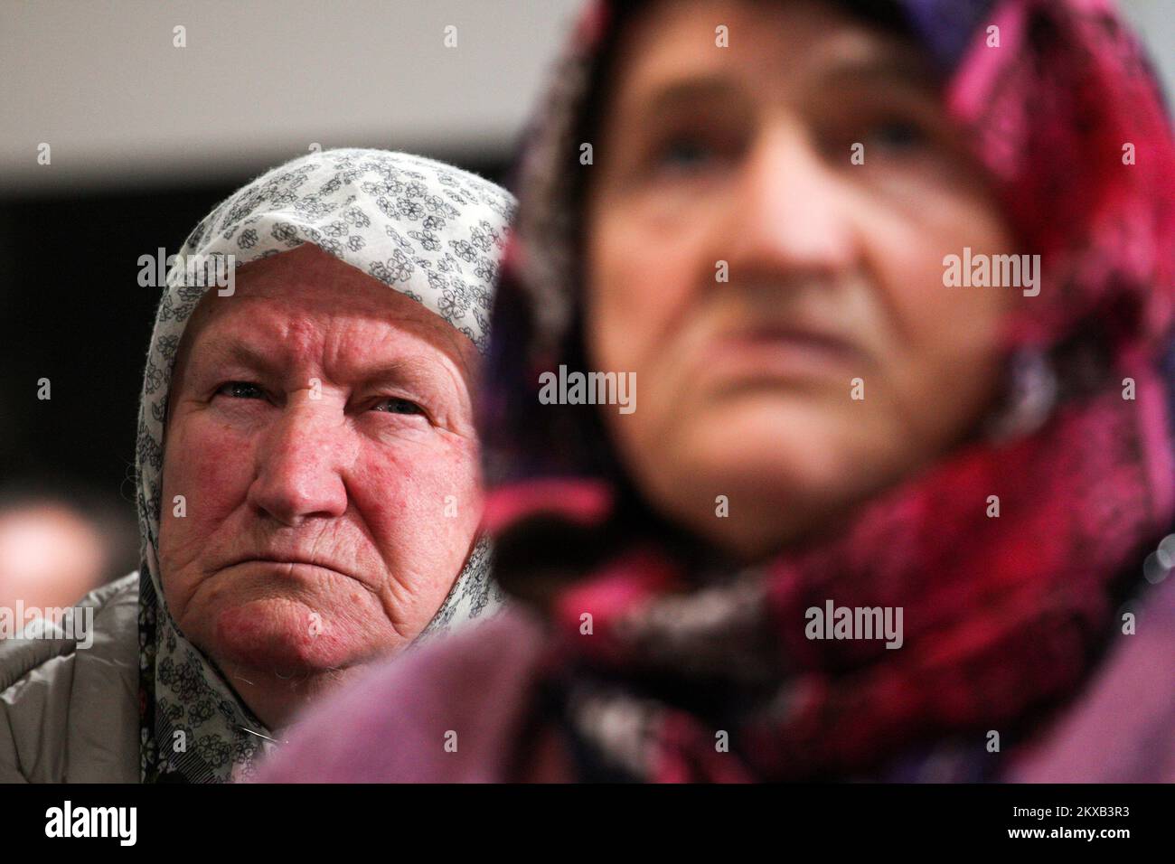 20.03.2019, Potocari, Bosnia and Herzegovina - Reactions of families of ...