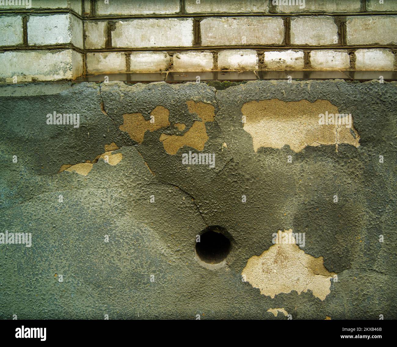 high-resolution shot of a ventilation hole in the foundation Stock ...