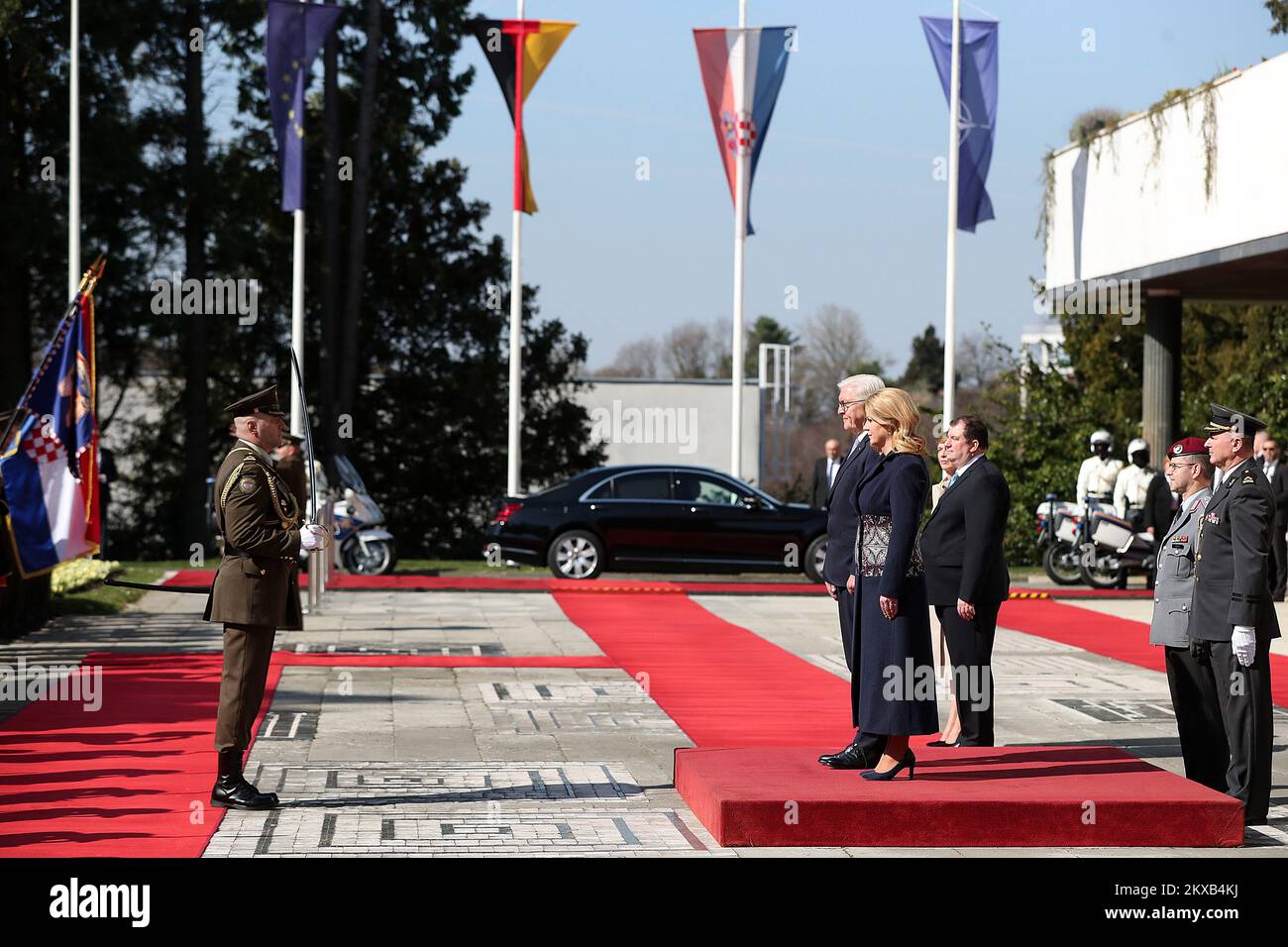 21.03.2019., Zagreb - Croatian President Kolinda Grabar Kitarovic ...