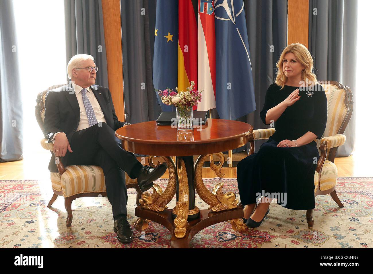 21.03.2019., Zagreb - Croatian President Kolinda Grabar Kitarovic ...