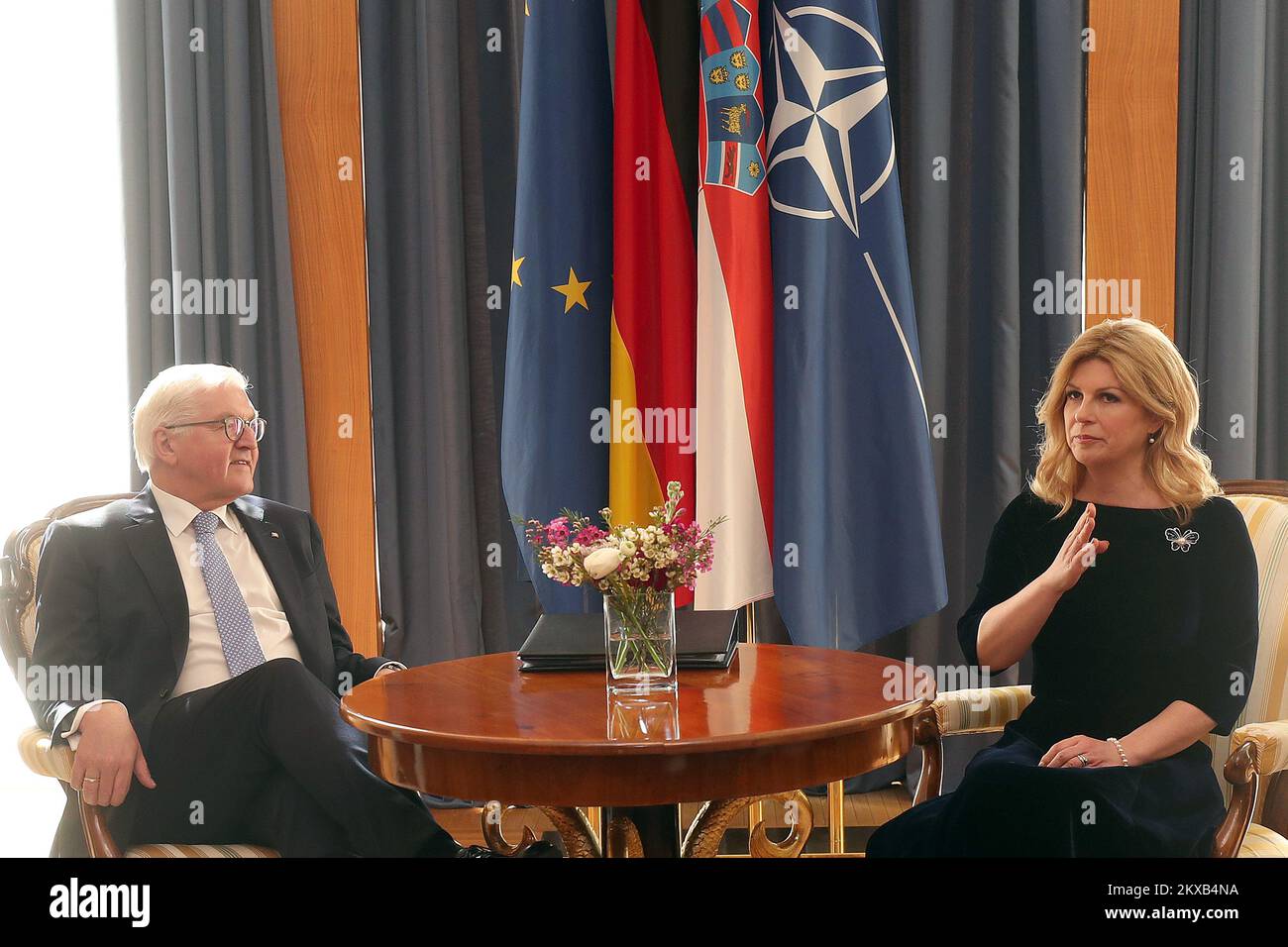 21.03.2019., Zagreb - Croatian President Kolinda Grabar Kitarovic ...