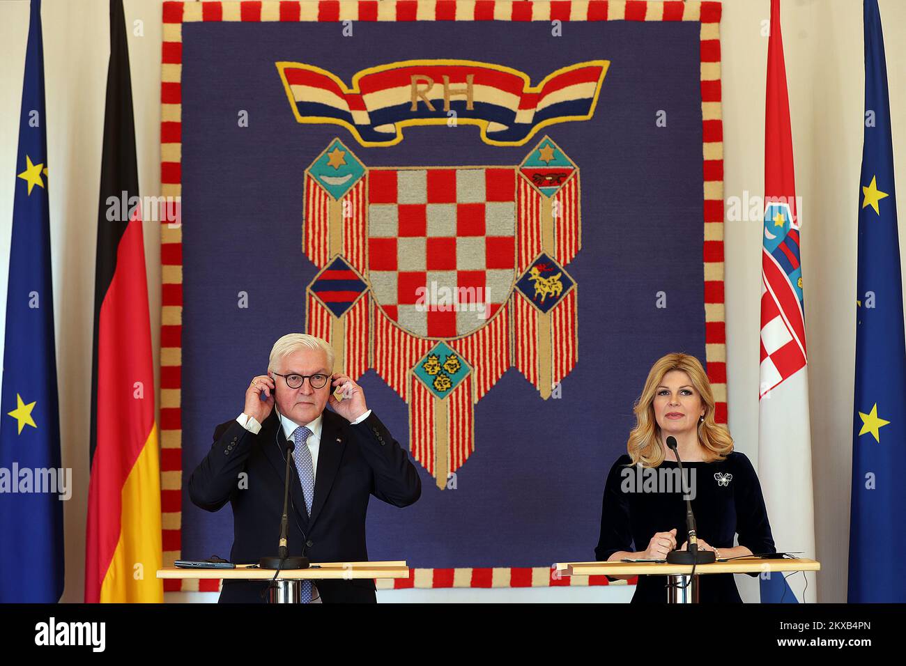 21.03.2019., Zagreb - Croatian President Kolinda Grabar Kitarovic ...
