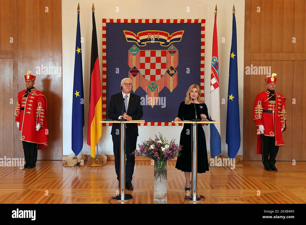 21.03.2019., Zagreb - Croatian President Kolinda Grabar Kitarovic ...