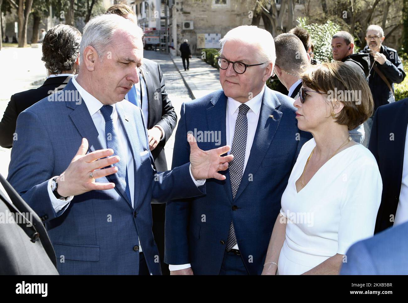 22.02.2019., Split, Croatia - German President Frank-Walter Steinmeier ...