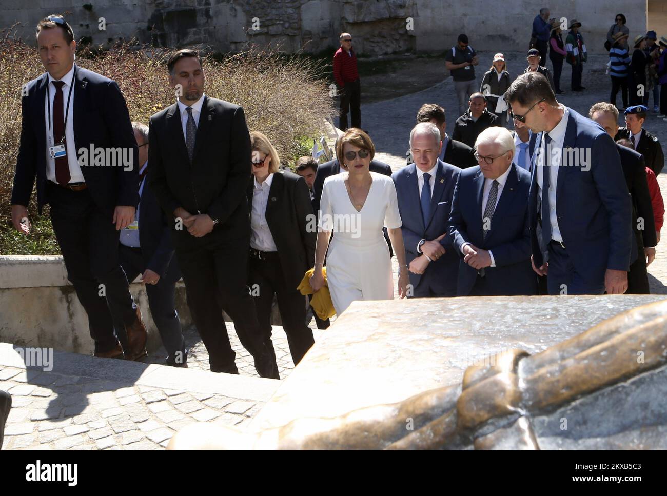 22.02.2019., Split, Croatia - German President Frank-Walter Steinmeier ...