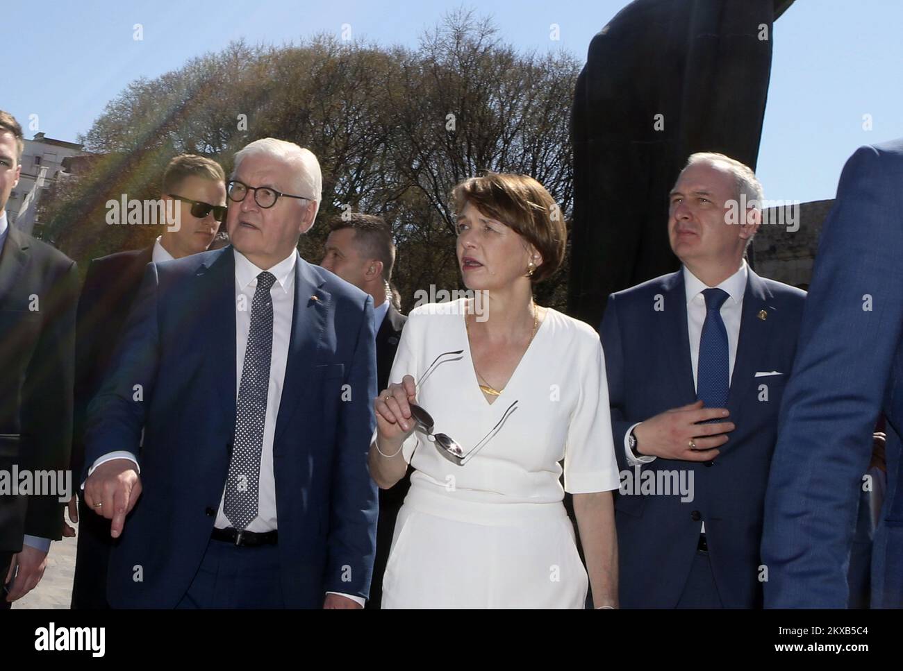 22.02.2019., Split, Croatia - German President Frank-Walter Steinmeier ...