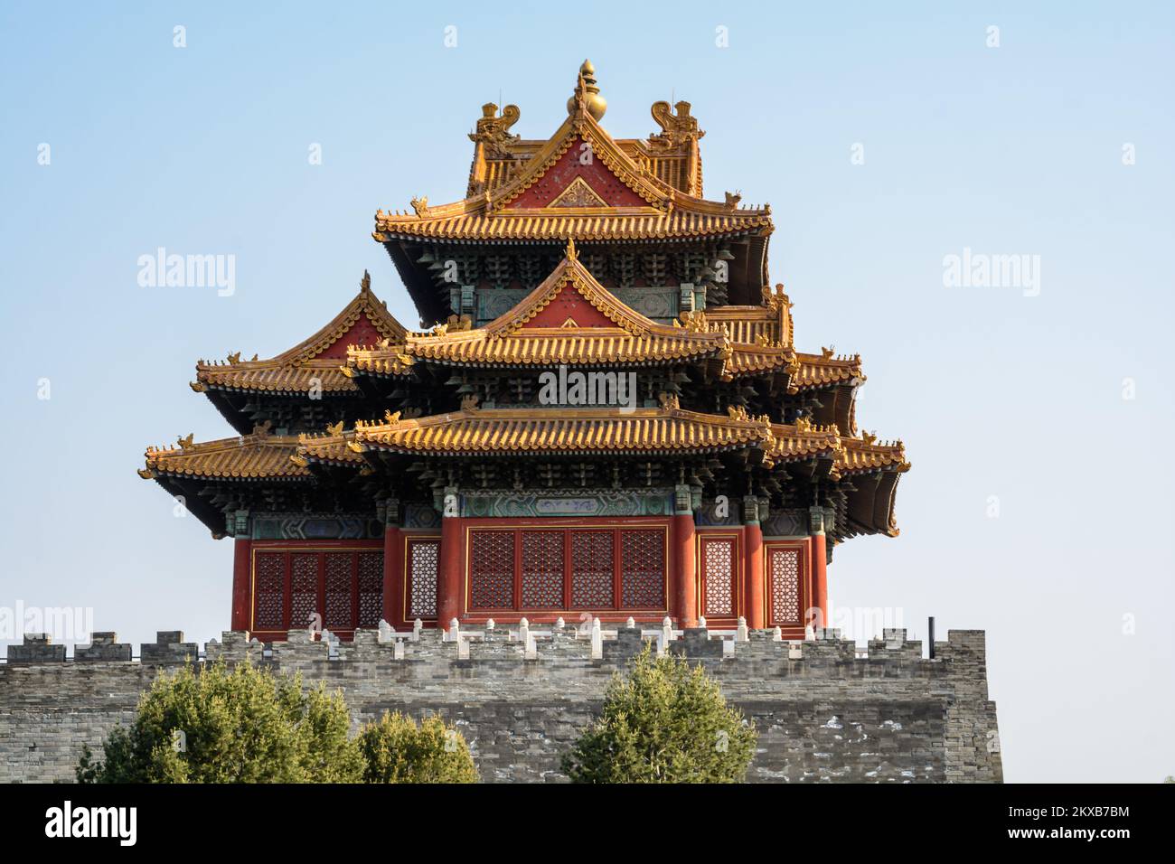 The Forbidden City. Beijing China. History of civilization Stock Photo ...
