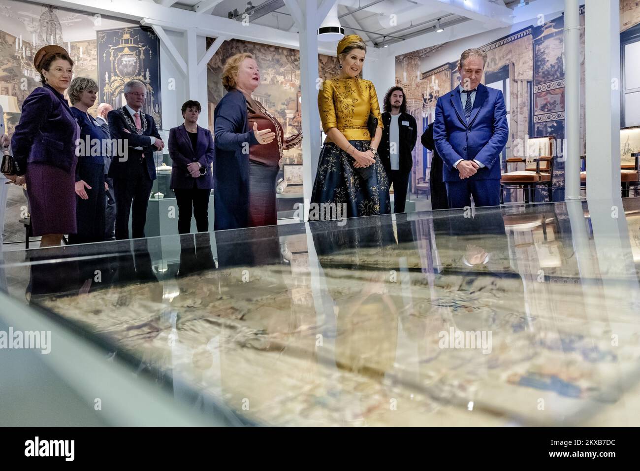 TILBURG - Queen Maxima during the Tour of the exhibition Royal ...