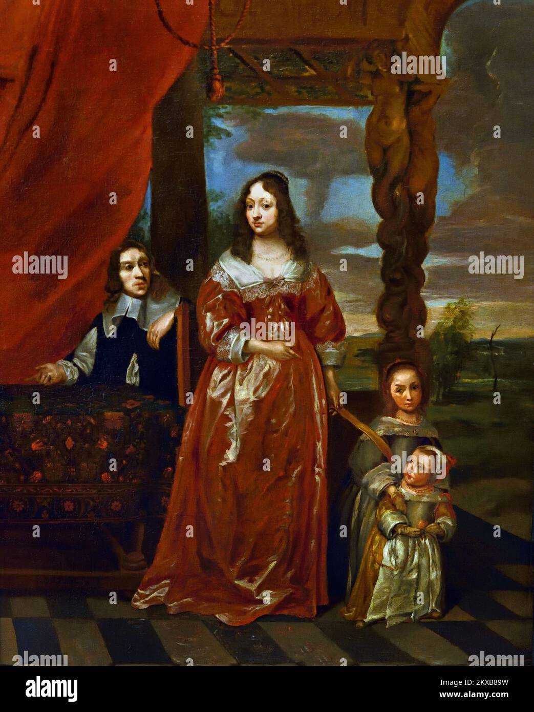 Portrait of a family by gonzales coques hi-res stock photography and ...