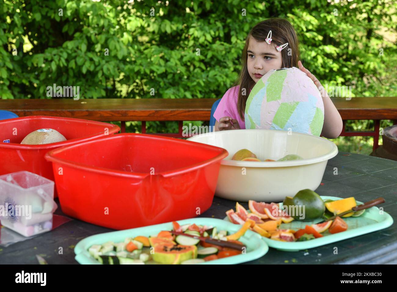 22.04.2019., Croatia, Zagreb - Animals at the Zagreb ZOO got Easter ...