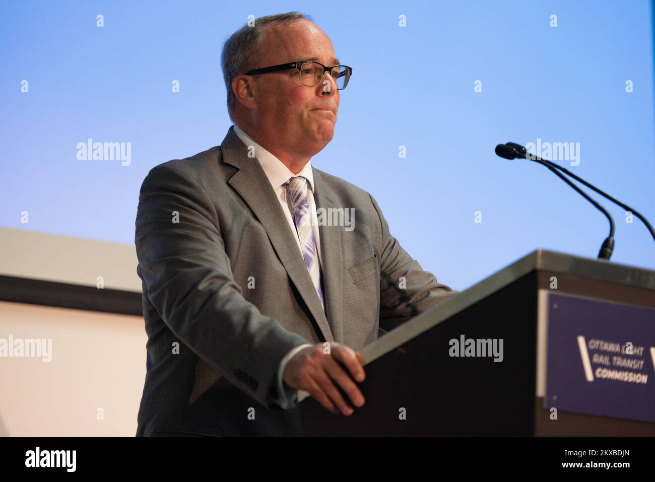 Justice William Hourigan, Commissioner of the Ottawa Light Rail Transit ...