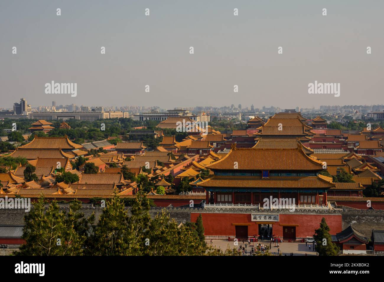 The Forbidden City. Beijing China. History of civilization Stock Photo ...