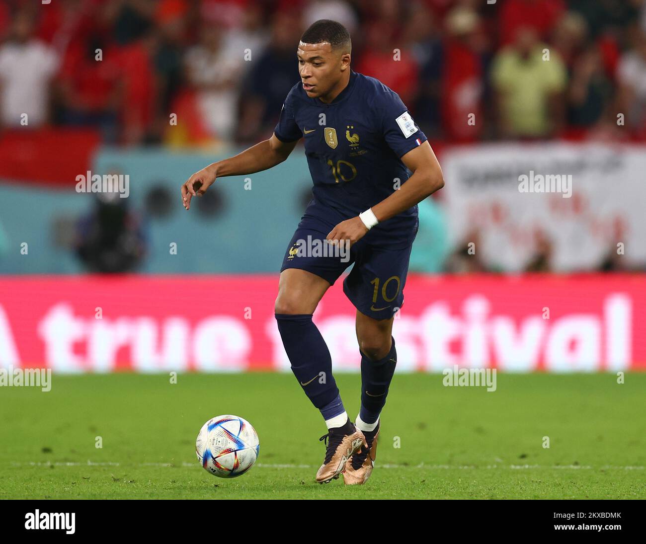 Ar Rayyan, Qatar, 30th November 2022. Kylan Mbappe of France during the ...