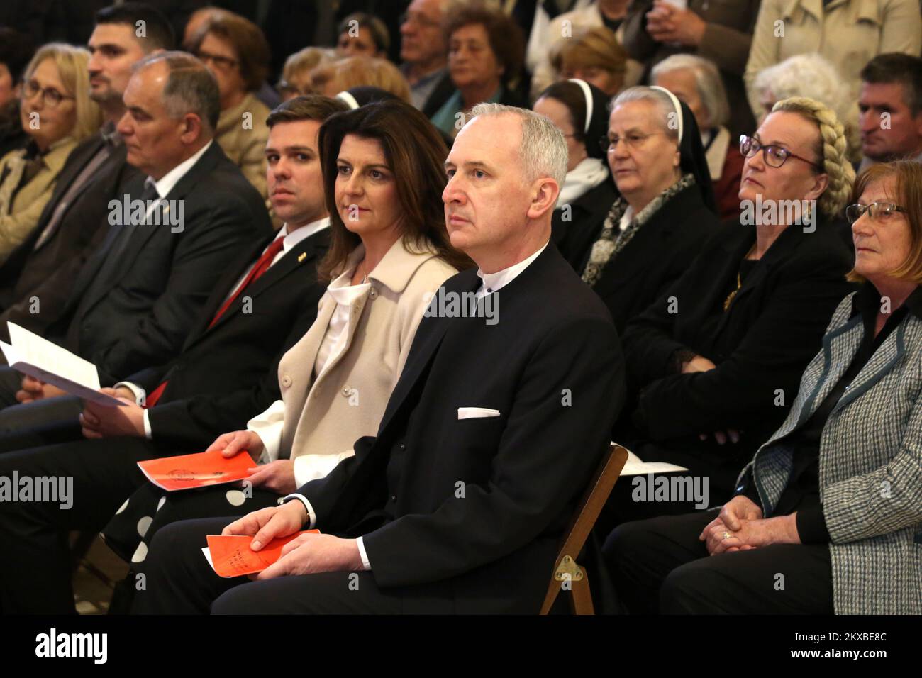 06.05.2019., Split, Croatia - Mass in the St. Dominus cathedral with ...