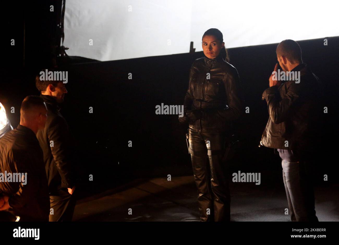 08.05.2019. Zagreb, Croatia - Filming the scenes of "The Hitman's Wife ...