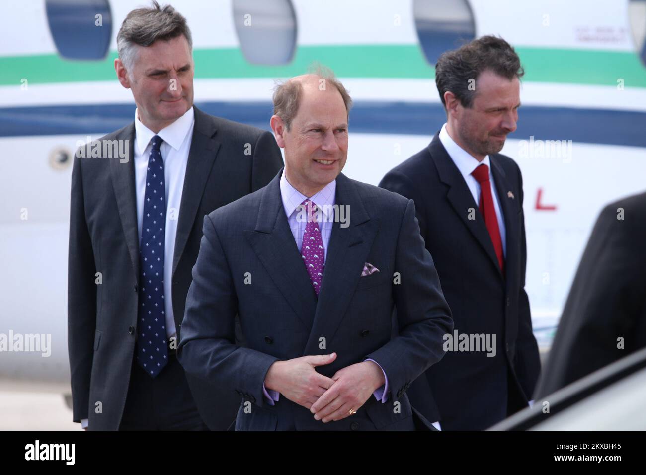 16.05.2019.,Airport Split, Kastela - Prince Edward, the Earl of Wessex ...
