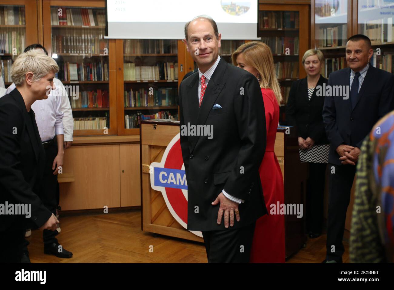 17.05.2019, Split - Prince Edward visited First Gymnasium in Split ...