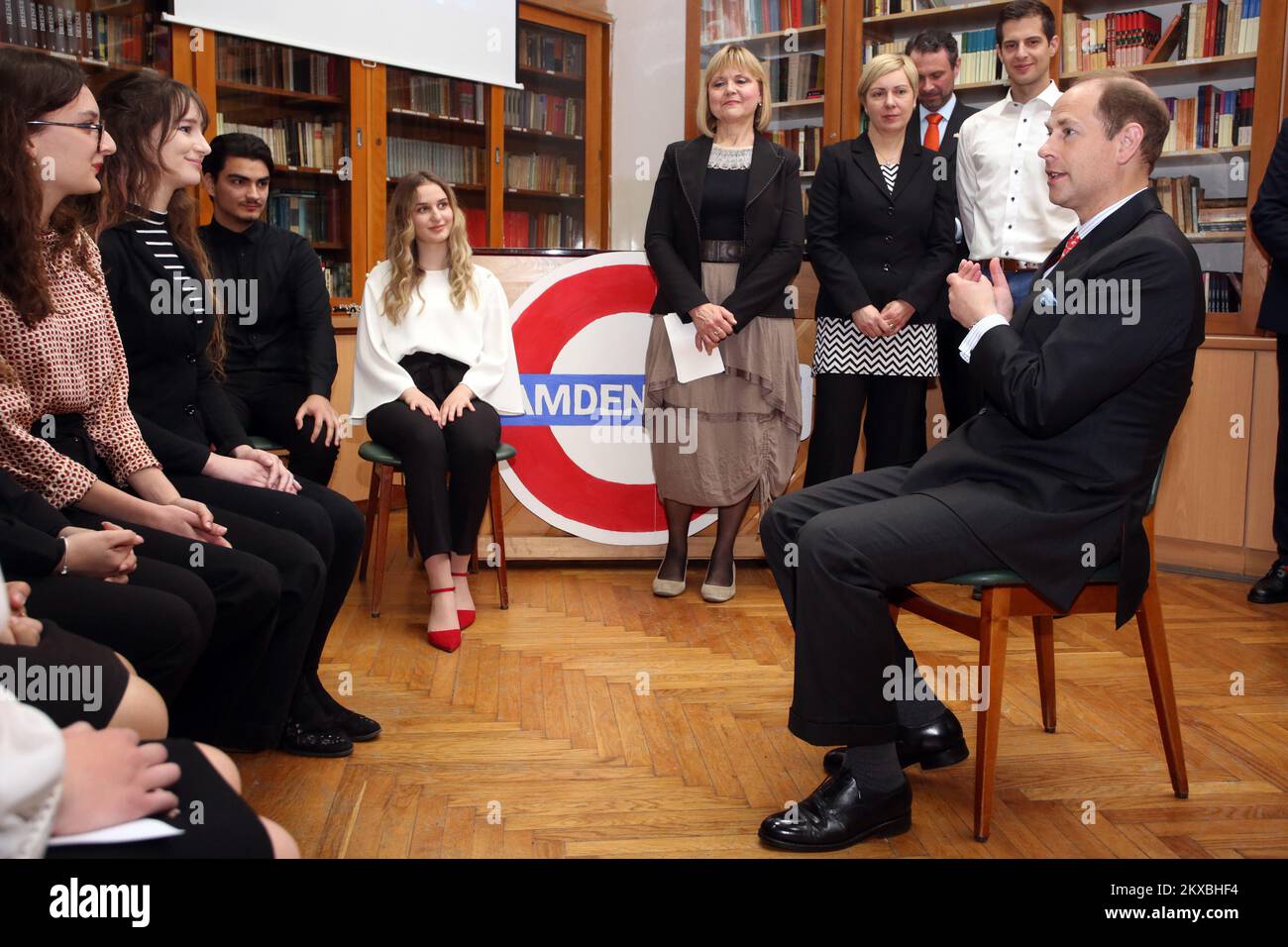 17.05.2019, Split - Prince Edward visited First Gymnasium in Split ...