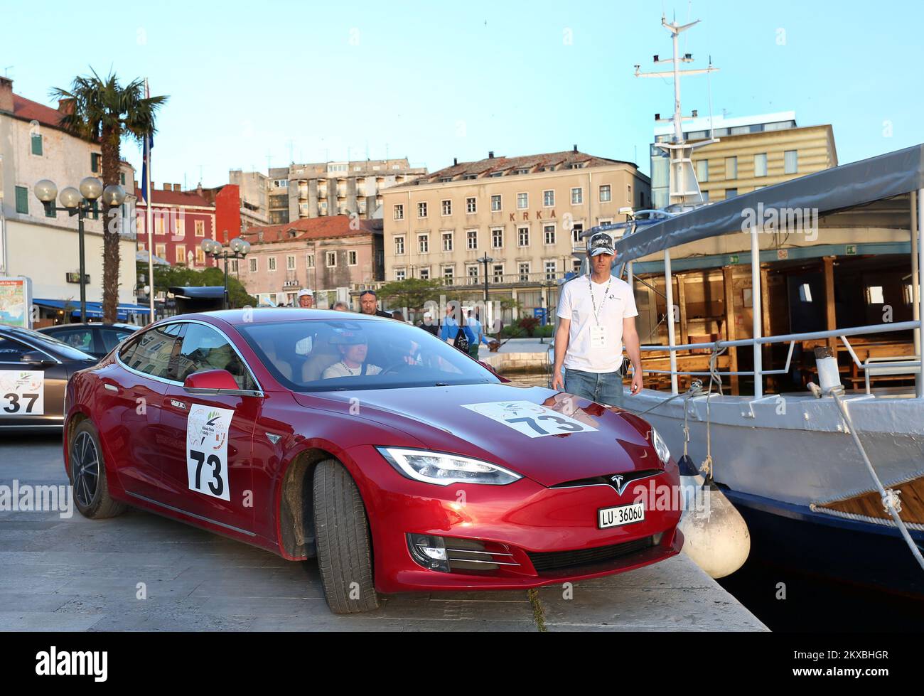 17.05.2019., Croatia, Sibenik - Around 50 Tesla electric cars ...