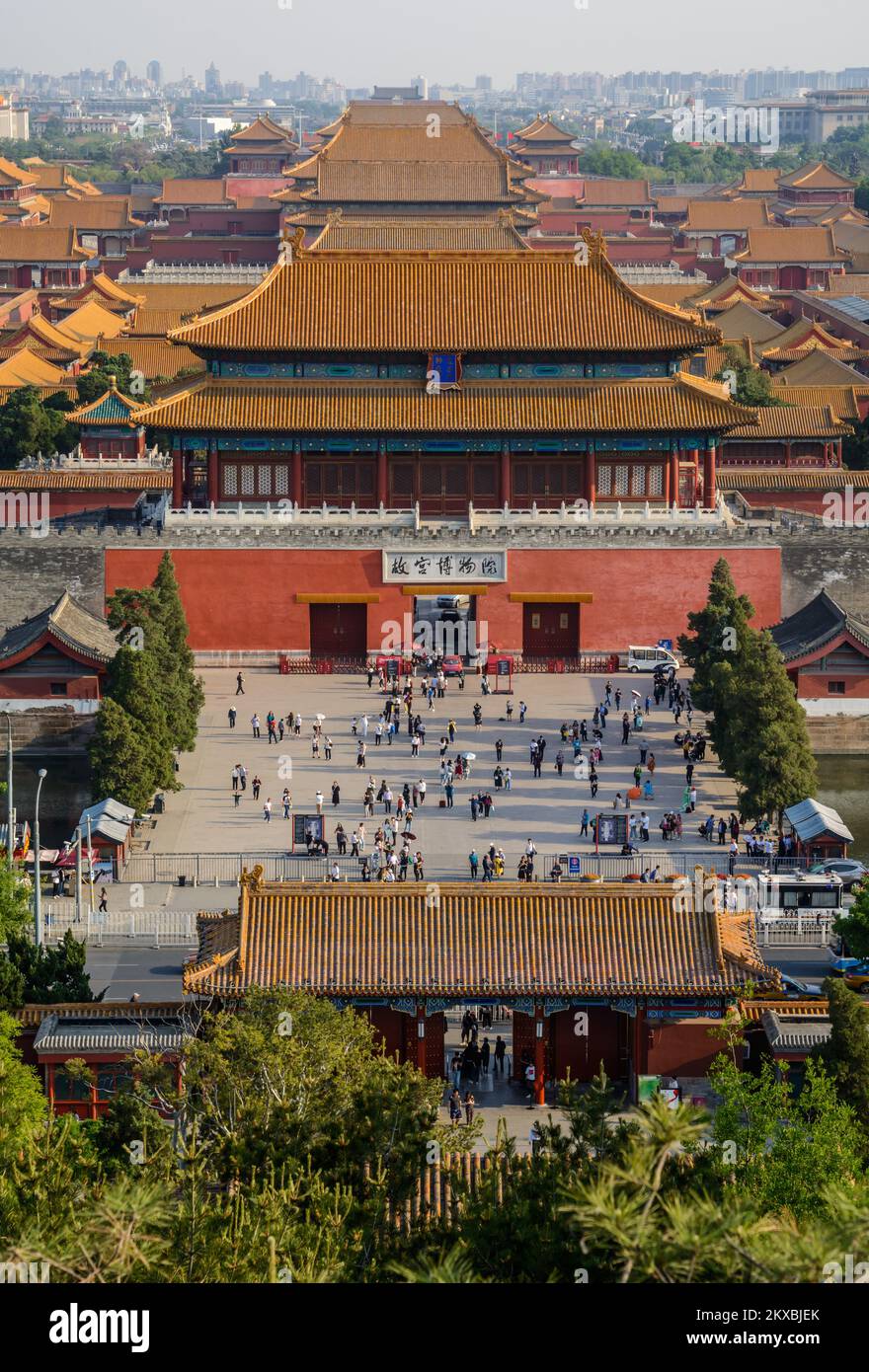 The Forbidden City. Beijing China. History of civilization Stock Photo ...