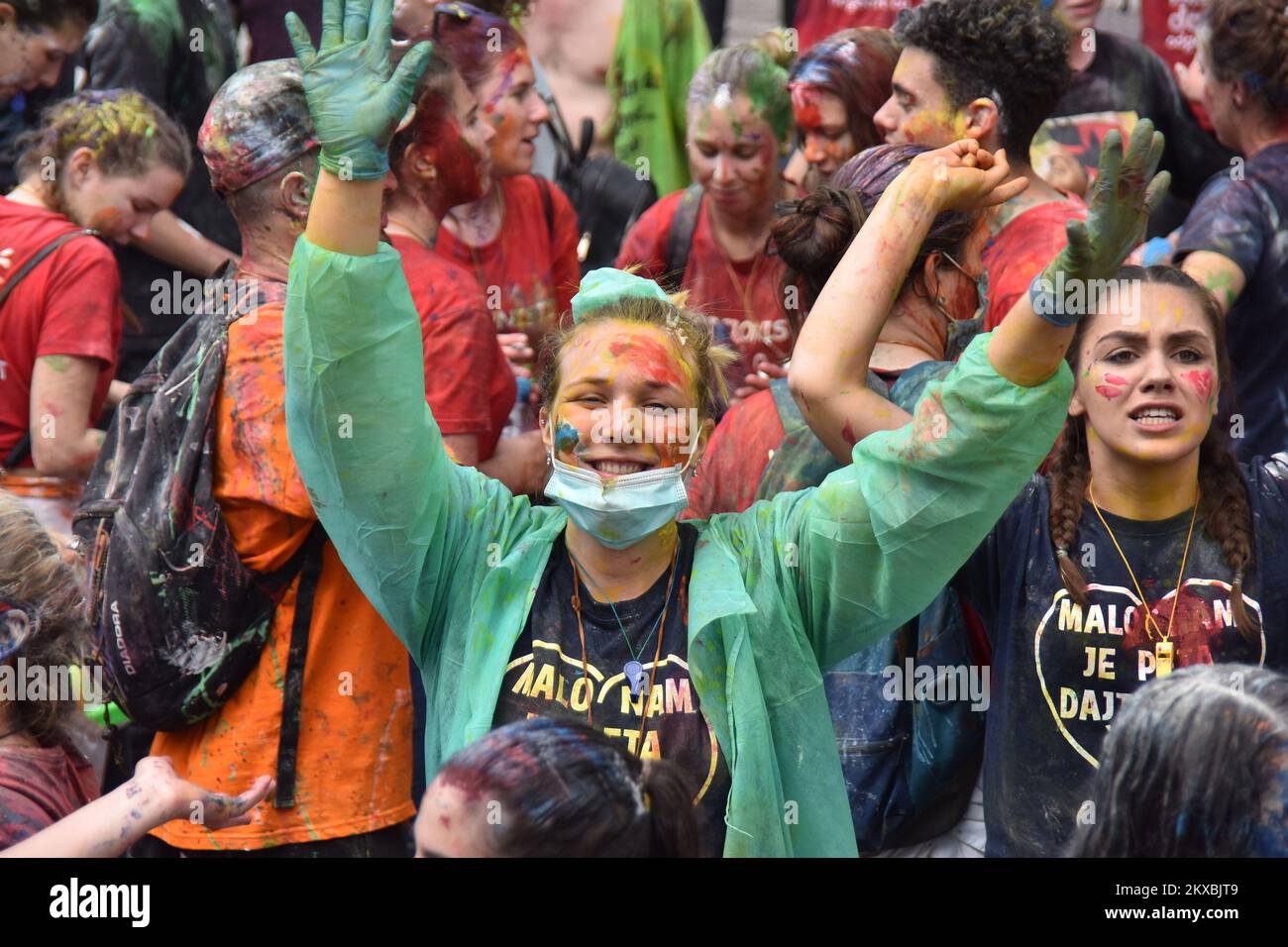 22.05.2019., Pula, Croatia - Secondary school graduates equipped with ...