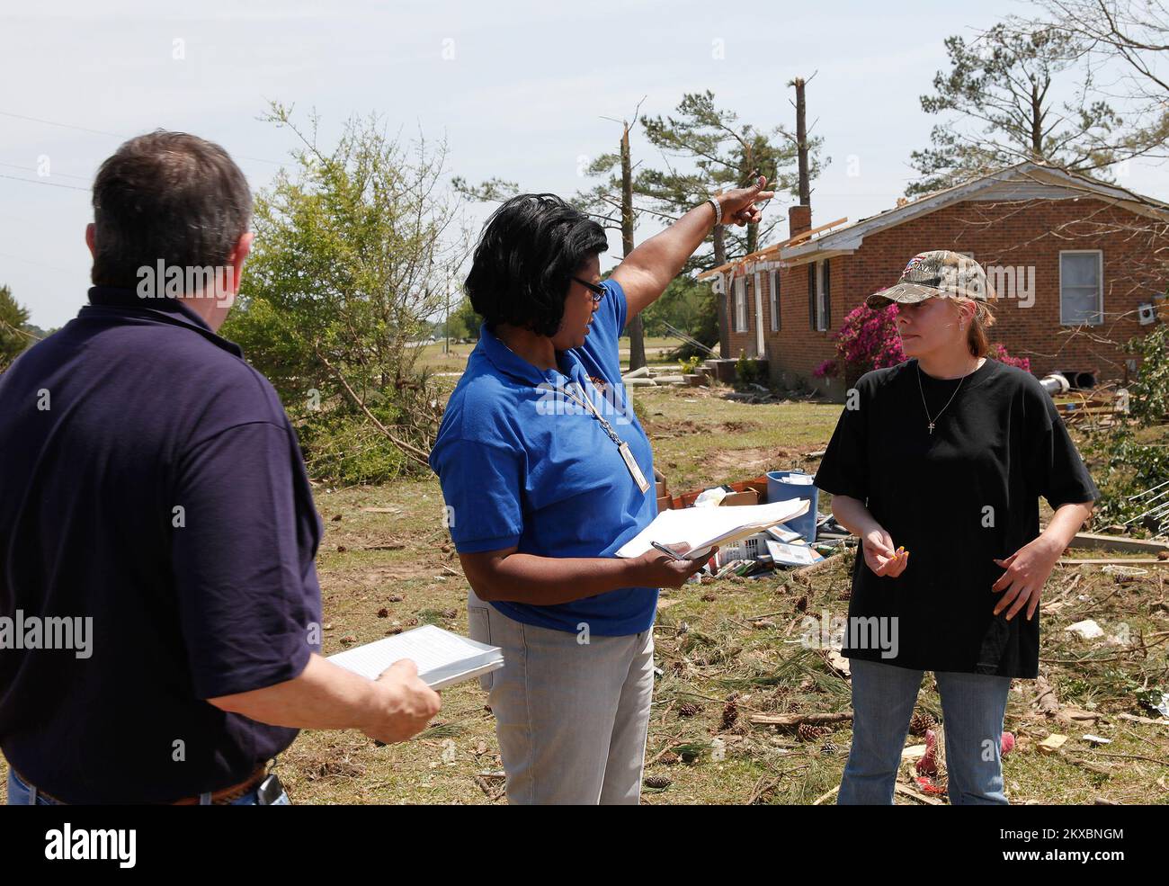 Tornado - Snow Hill, N. C. , April 19, 2011 Jim Sadler, FEMA (L) and ...