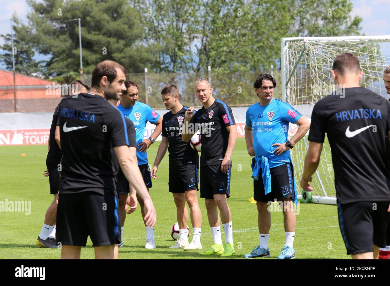03.06.2019., Rijeka, Croatia - Training of Croatian football team at ...