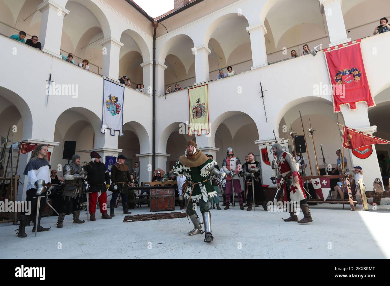 08.06.2019., Gornja Stubica, Croatia - Knights' tournament - Middle ...
