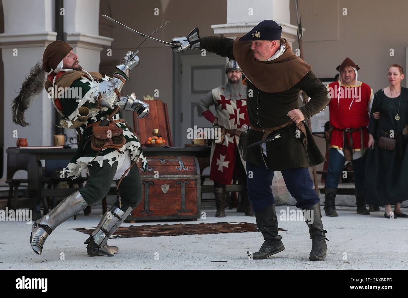 08.06.2019., Gornja Stubica, Croatia - Knights' tournament - Middle ...