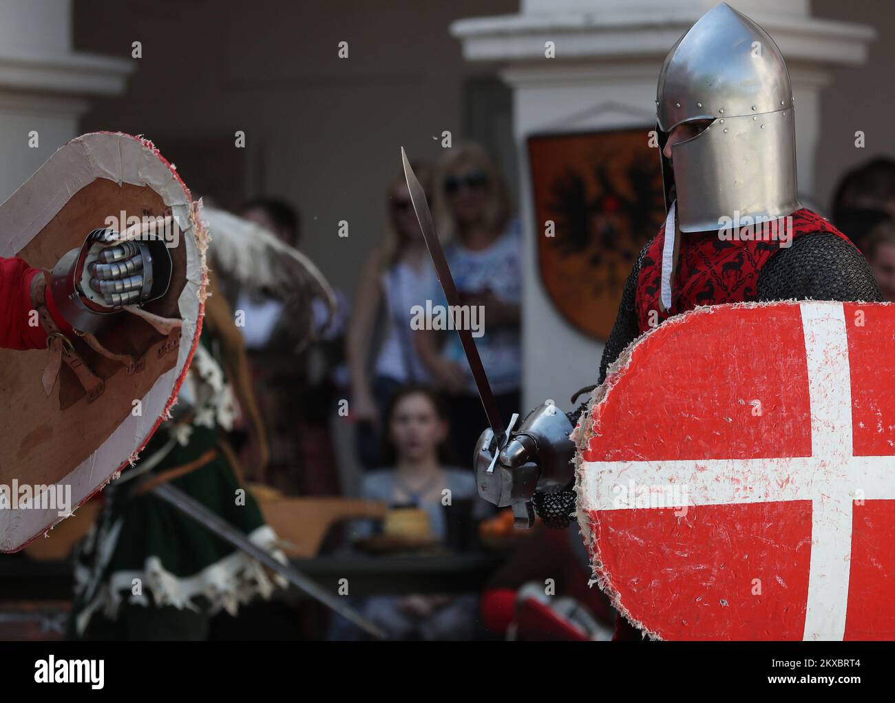 08.06.2019., Gornja Stubica, Croatia - Knights' tournament - Middle ...