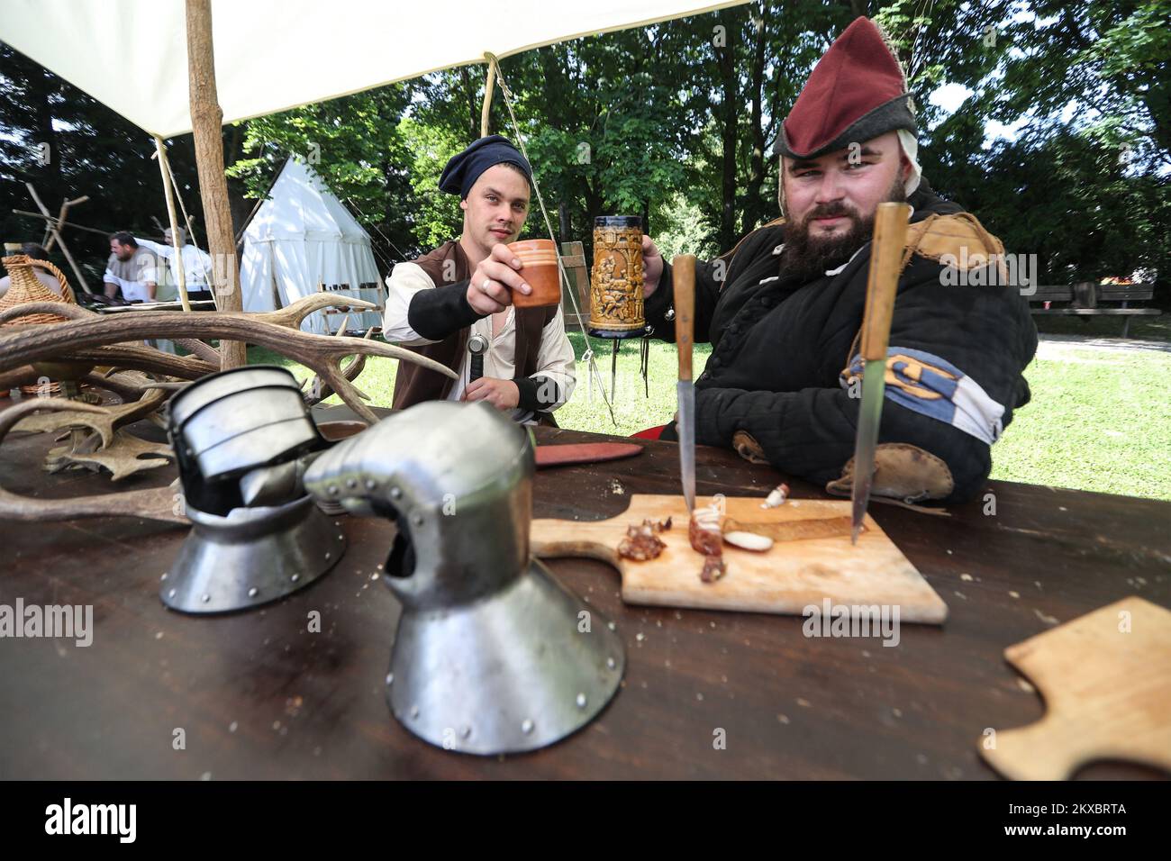 08.06.2019., Gornja Stubica, Croatia - Knights' tournament - Middle ...