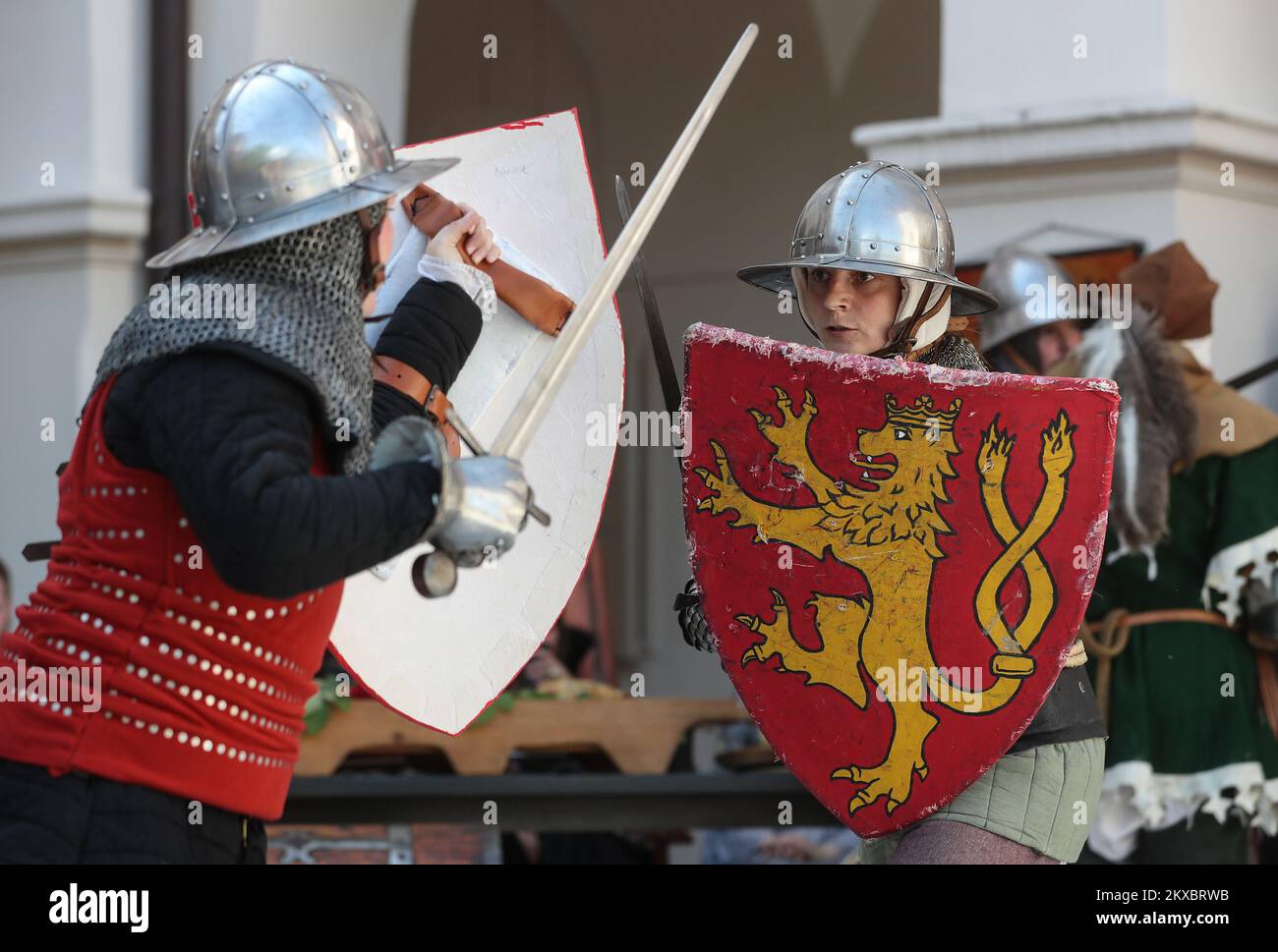 08.06.2019., Gornja Stubica, Croatia - Knights' tournament - Middle ...