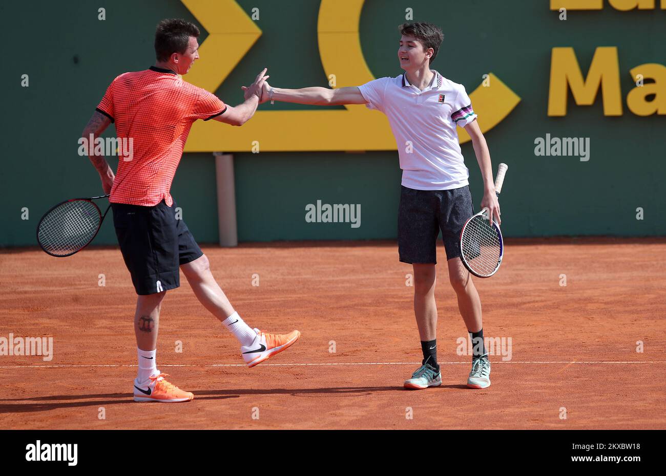 12.06.2019., Zagreb, Croatia - Famous Croatian athletes played tennis ...