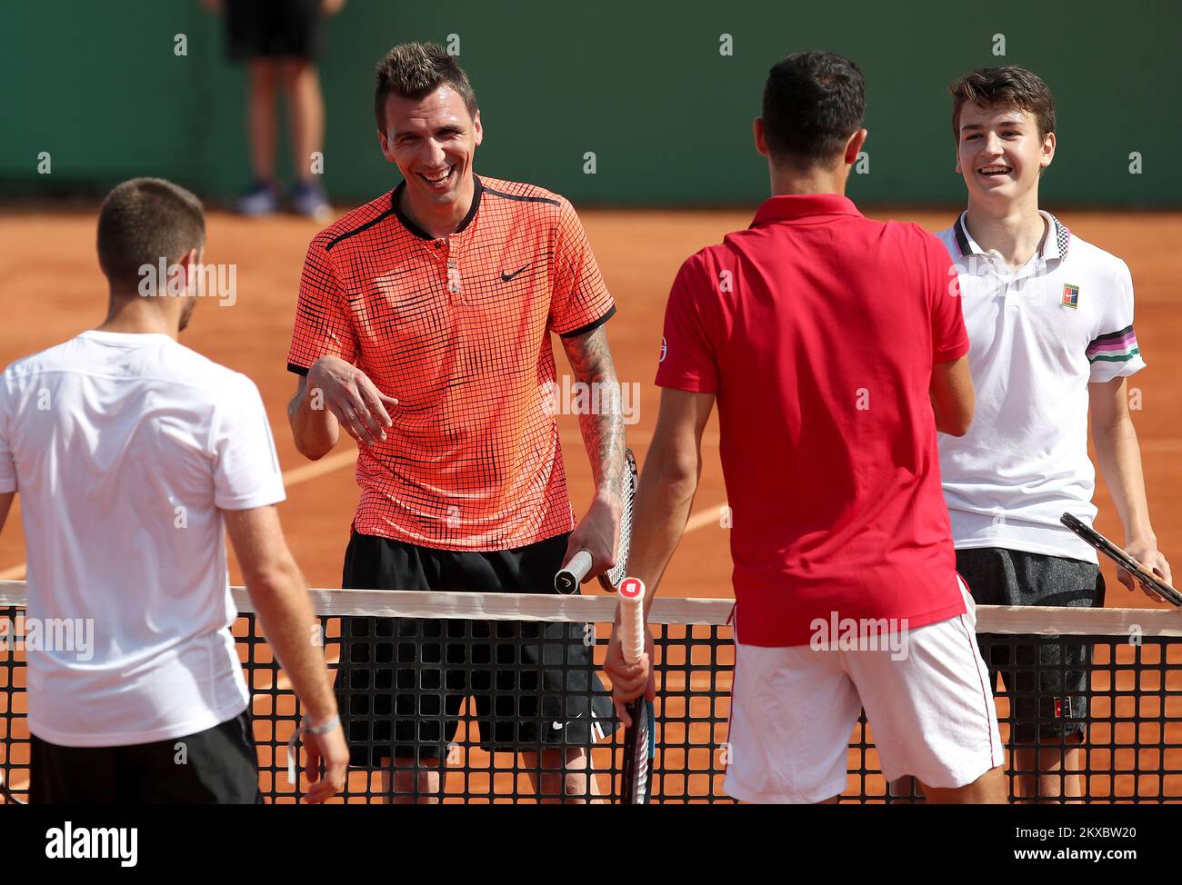 12.06.2019., Zagreb, Croatia - Famous Croatian athletes played tennis ...