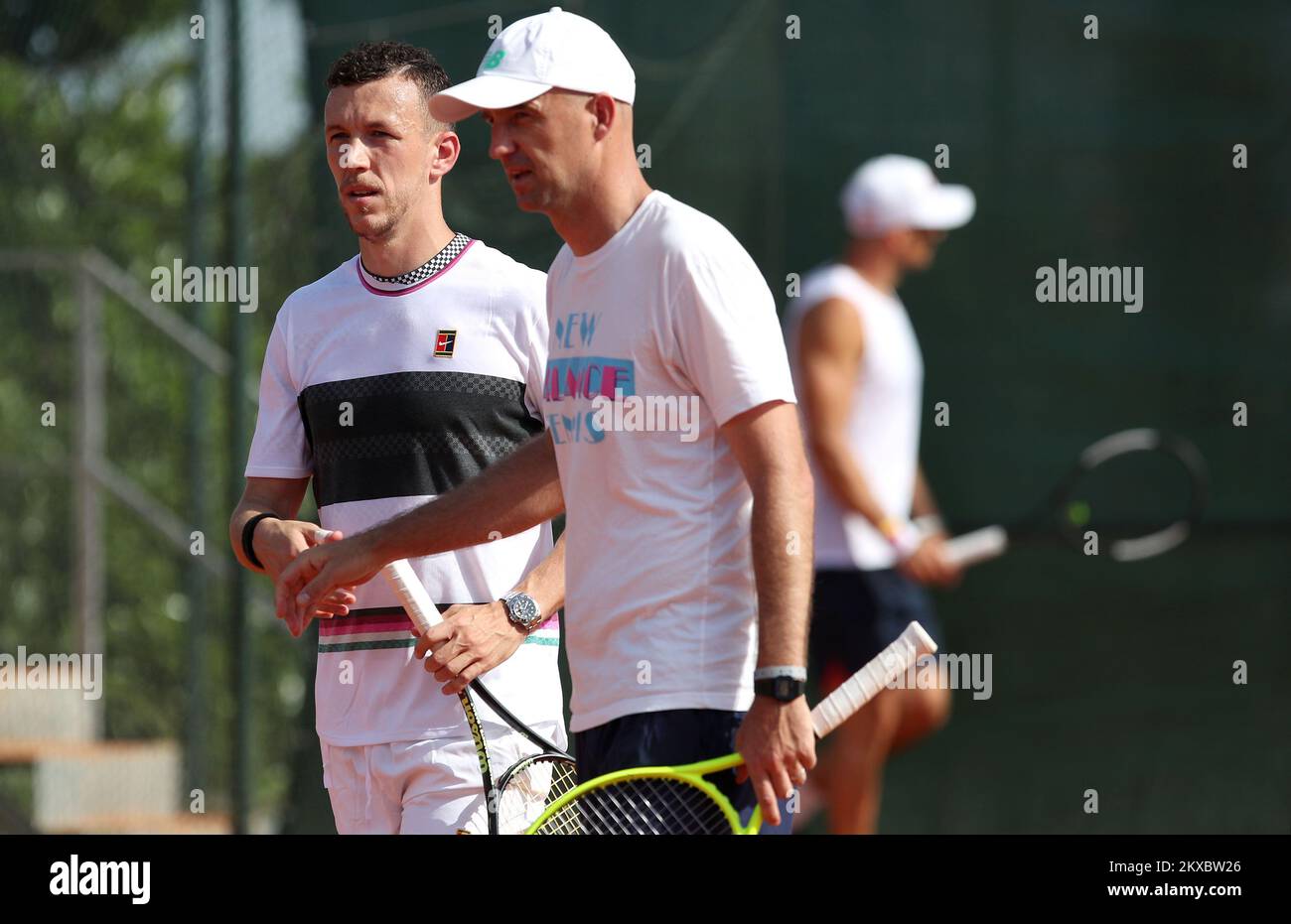 12.06.2019., Zagreb, Croatia - Famous Croatian athletes played tennis ...