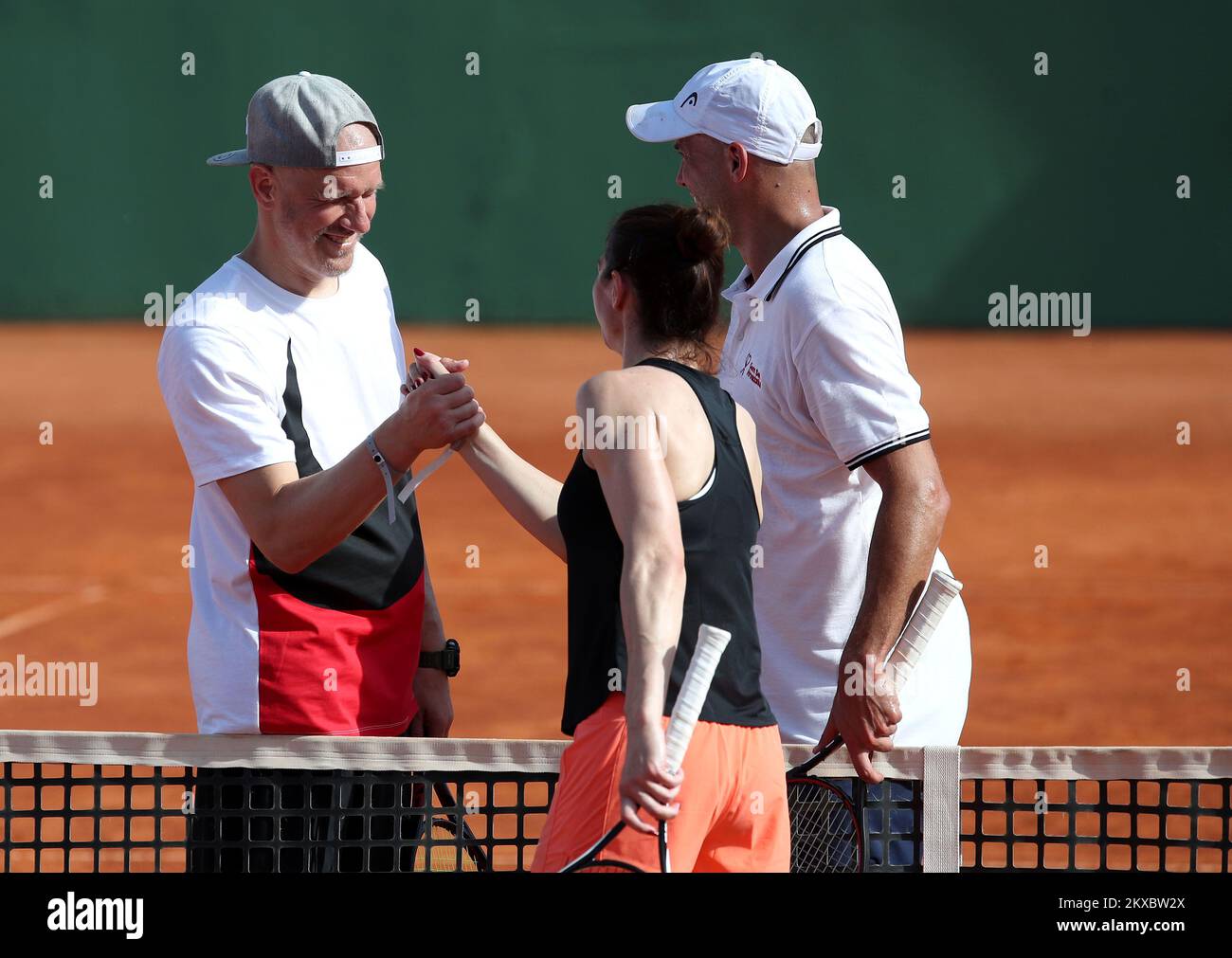 12.06.2019., Zagreb, Croatia - Famous Croatian athletes played tennis ...