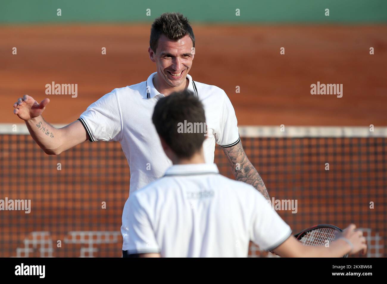 12.06.2019., Zagreb, Croatia - Famous Croatian athletes played tennis ...
