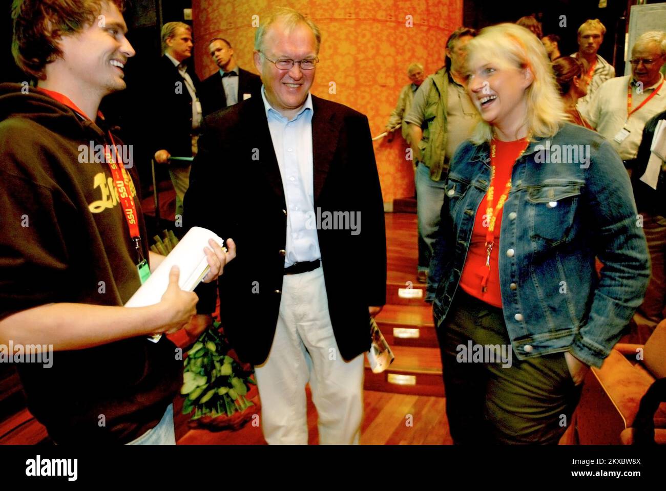 SSU congress, Concert and congress, Linköping, Sweden. In the picture: Prime Minister Göran ...