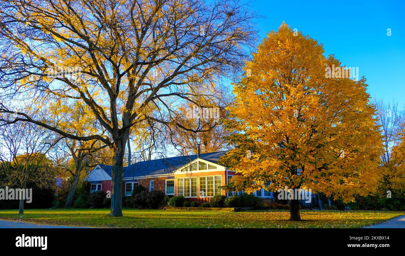 Village of Northfield near Chicago, Illinois, USA Stock Photo - Alamy