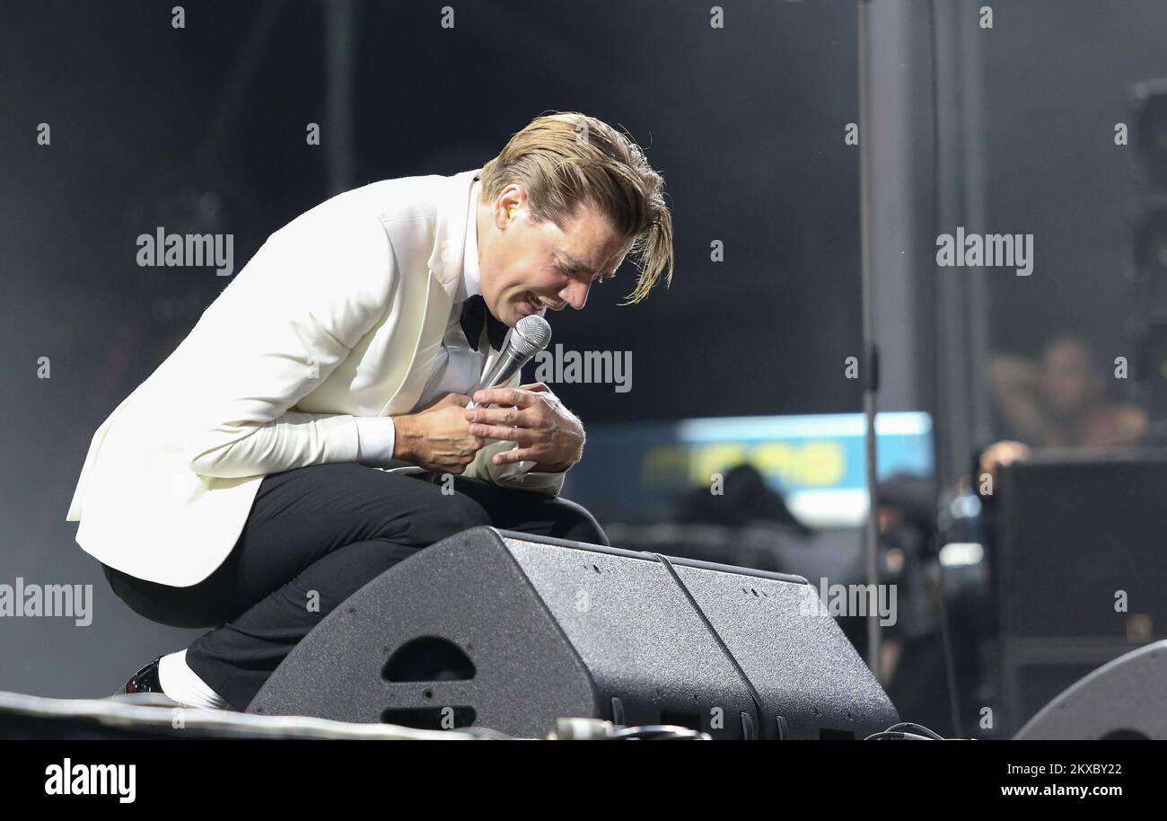 24.06.2019., Zagreb, Croatia - The Hives performs at Day One of INmusic ...