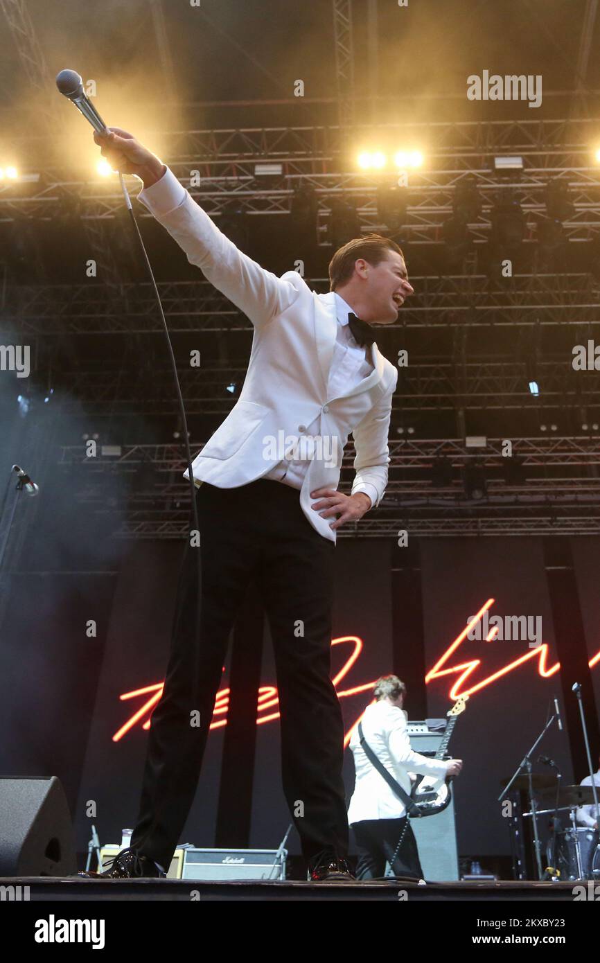 24.06.2019., Zagreb, Croatia - The Hives performs at Day One of INmusic ...