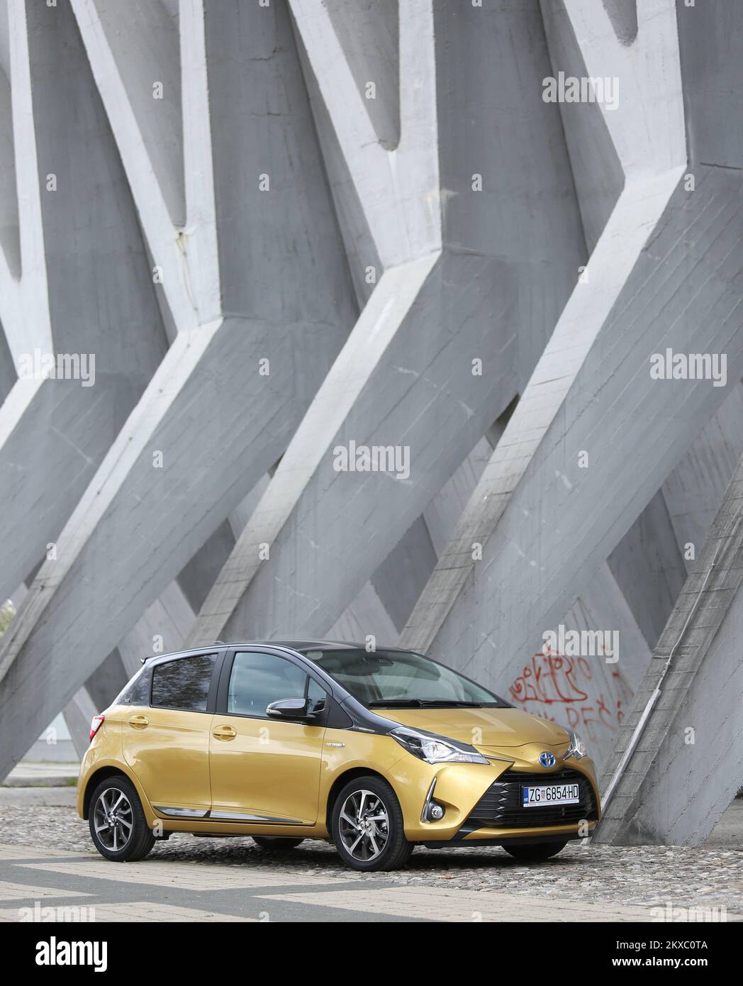 04.04.2019., Zagreb, Croatia - Car Toyota Yaris limited. Photo: Marko ...
