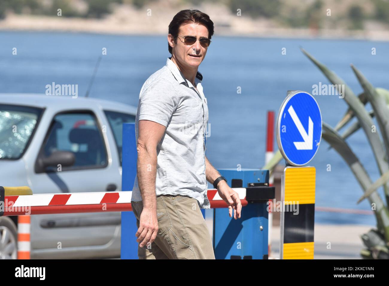 30.06.2019., Sibenik, Croatia - Croatian American actor Goran Visnjic in his hometown Photo ...