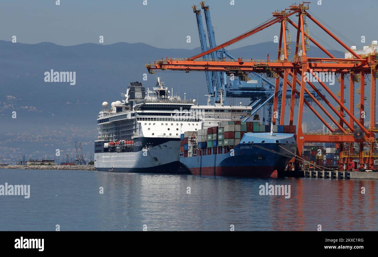 01.07.2019., Croatia, Rijeka - Cruise ship Celebrity Constellation on ...