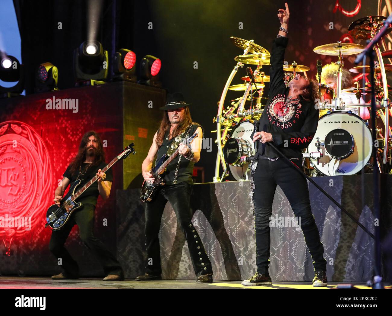 EDITORIAL USE ONLY 03.07.2019,Zagreb, Croatia - ritish rock legends ...