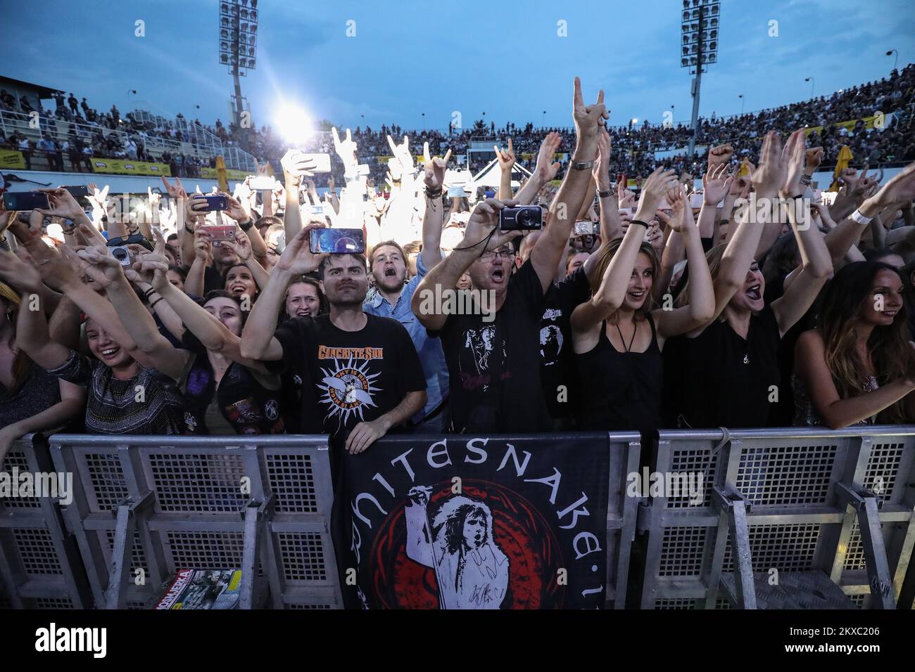 EDITORIAL USE ONLY 03.07.2019,Zagreb, Croatia - ritish rock legends ...