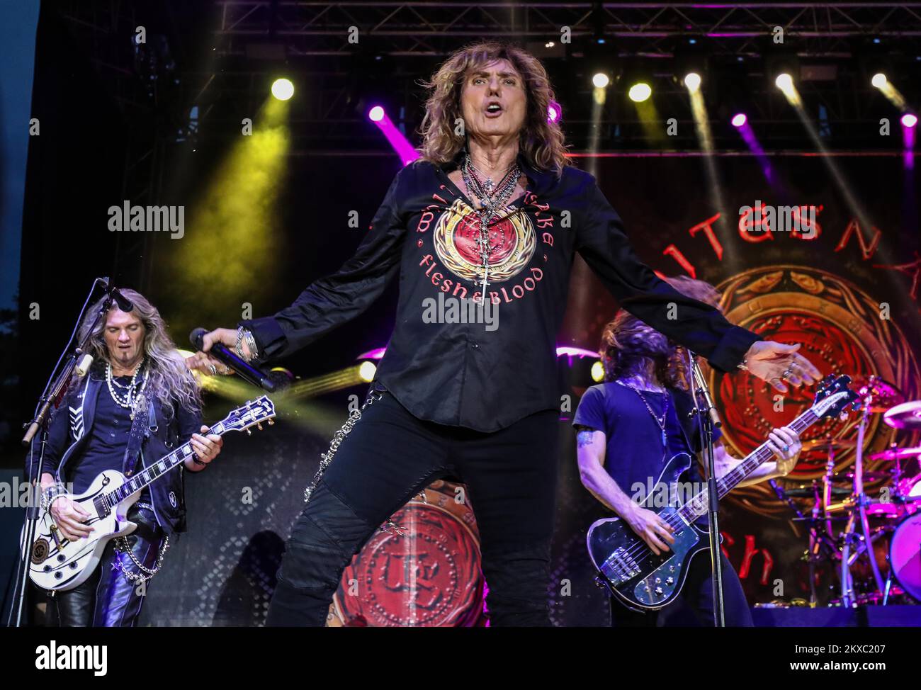 EDITORIAL USE ONLY 03.07.2019,Zagreb, Croatia - ritish rock legends ...